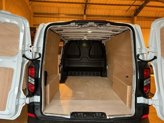2023 New Shape L2H1 LWB Ford Transit Custom Twin Rear – PlylineUK
